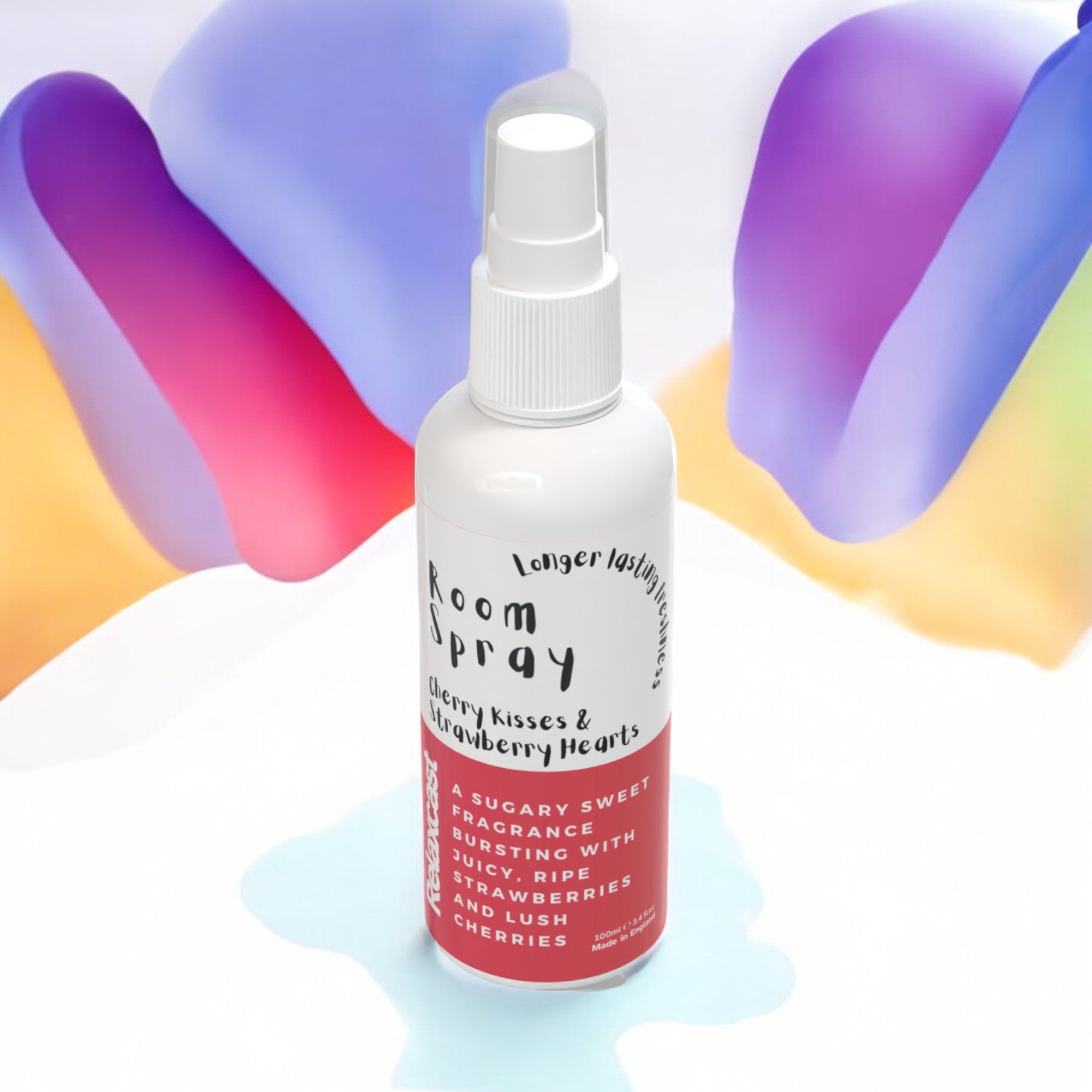 100ml Room Spray bottle label 63.5mm x 72mm High Gloss Sticker label ...